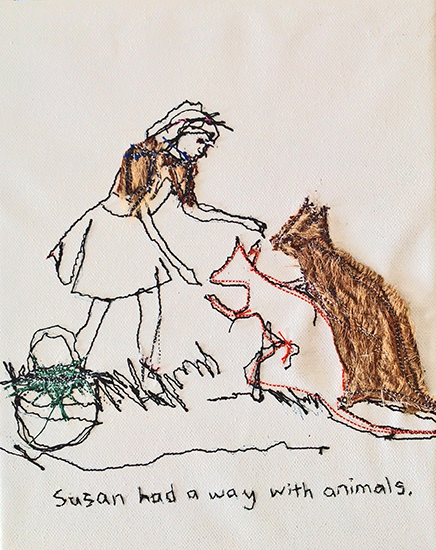 Susan Had A Way With Animals - Anthea Polson Art